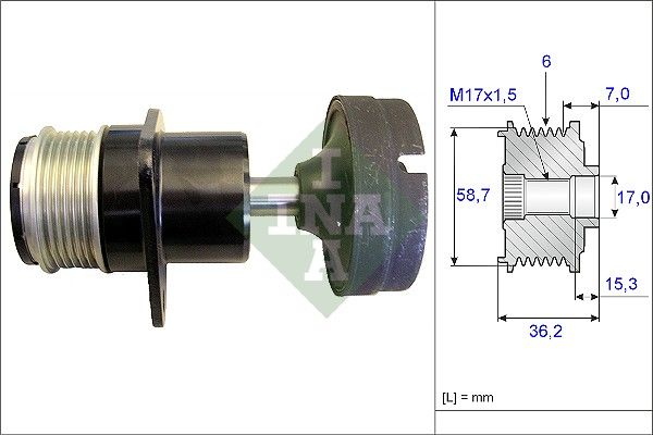 Remenica alternatora Schaeffler INA 535 0157 10