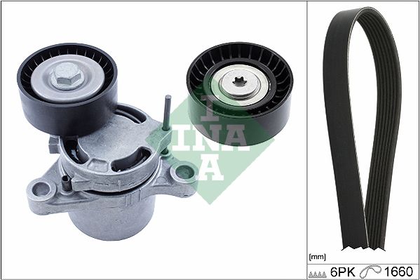 Garnitura klinastog rebrastog kaiša Schaeffler INA 529 0307 10