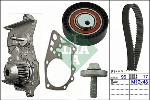 Pumpa za vodu + komplet zupčastog kaiša Schaeffler INA 530 0604 30