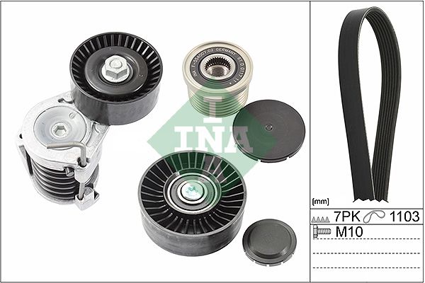 Garnitura klinastog rebrastog kaiša Schaeffler INA 529 0049 20