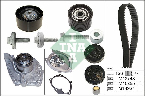 Pumpa za vodu + komplet zupčastog kaiša Schaeffler INA 530 0638 30