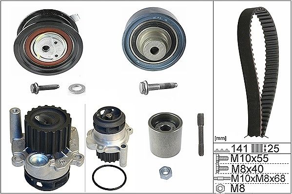 Pumpa za vodu + komplet zupčastog kaiša Schaeffler INA 530 0361 32