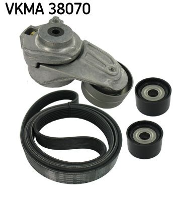 Garnitura klinastog rebrastog kaiša SKF VKMA 38070