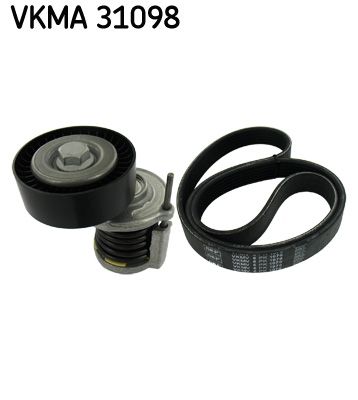 Garnitura klinastog rebrastog kaiša SKF VKMA 31098