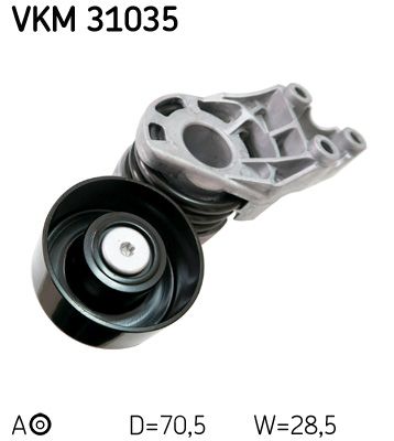 Španer, pk kaiš SKF VKM 31035