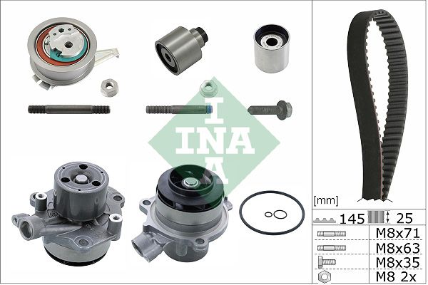 Pumpa za vodu + komplet zupčastog kaiša Schaeffler INA 530 0650 32