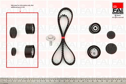 Komplet zupčastog kaiša FAI AutoParts TBK171