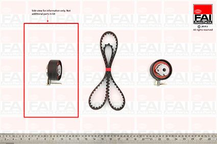 Komplet zupčastog kaiša FAI AutoParts TBK145