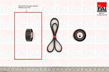 Komplet zupčastog kaiša FAI AutoParts TBK102