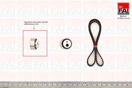 Komplet zupčastog kaiša FAI AutoParts TBK09
