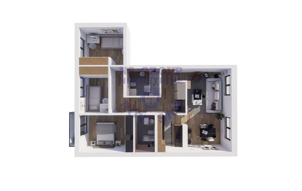 Troiposoban stan na prodaju, 77m2, 269.640€