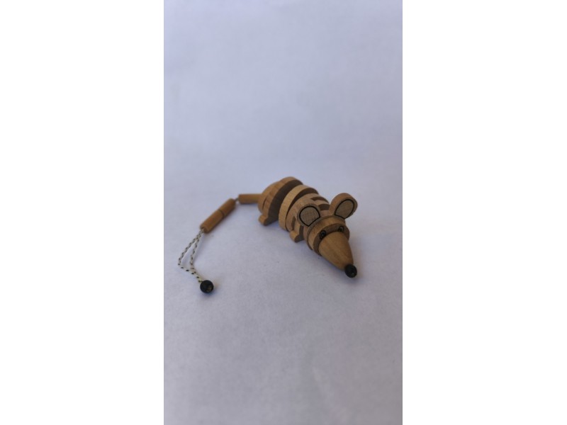 Kinder figurica K00 n.12, miš od drveta