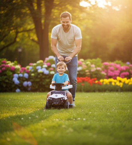 Muzička Auto Guralica 468 - bela