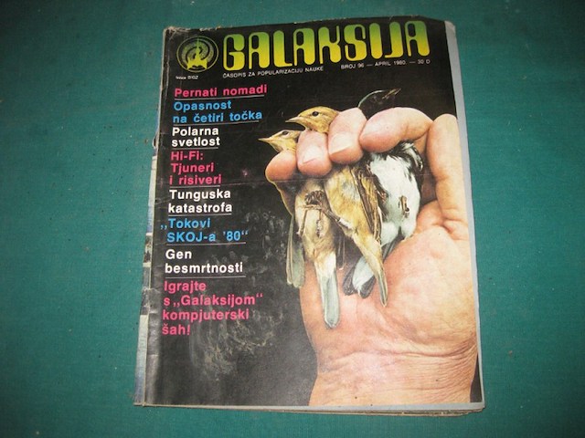 Galaksija br.96  (1980) časopis za popularizaciju nauke