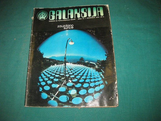 Galaksija br.79 (1978) časopis za popularizaciju nauke