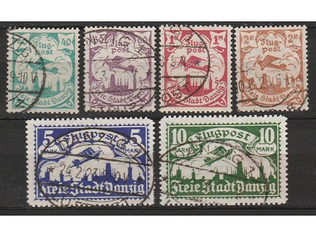 Danzig - 1921 - Flugpost, Airmail - MH