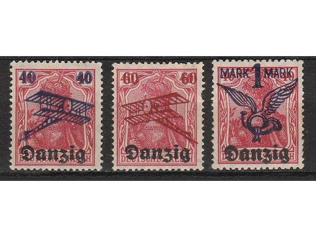 Danzig - 1920 - Flugpost, Airmail - MH