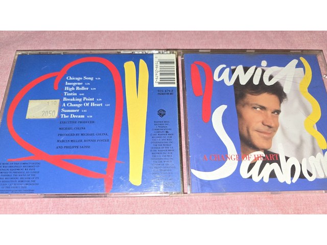 David Sanborn - A change of heart , ORIGINAL