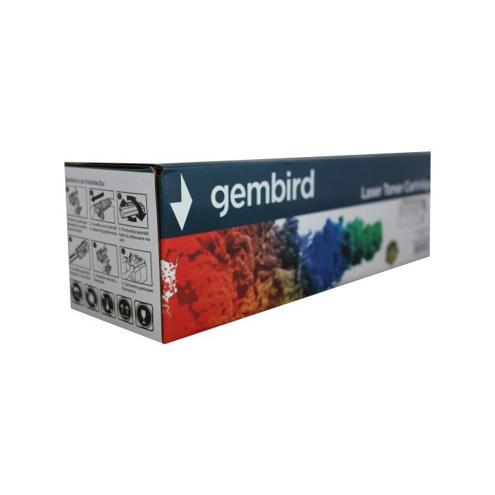 Toner Gembird CF542A/CF402A/CRG-054/CRG-045 Y zam. kaseta za HP Yellow 1.3k
