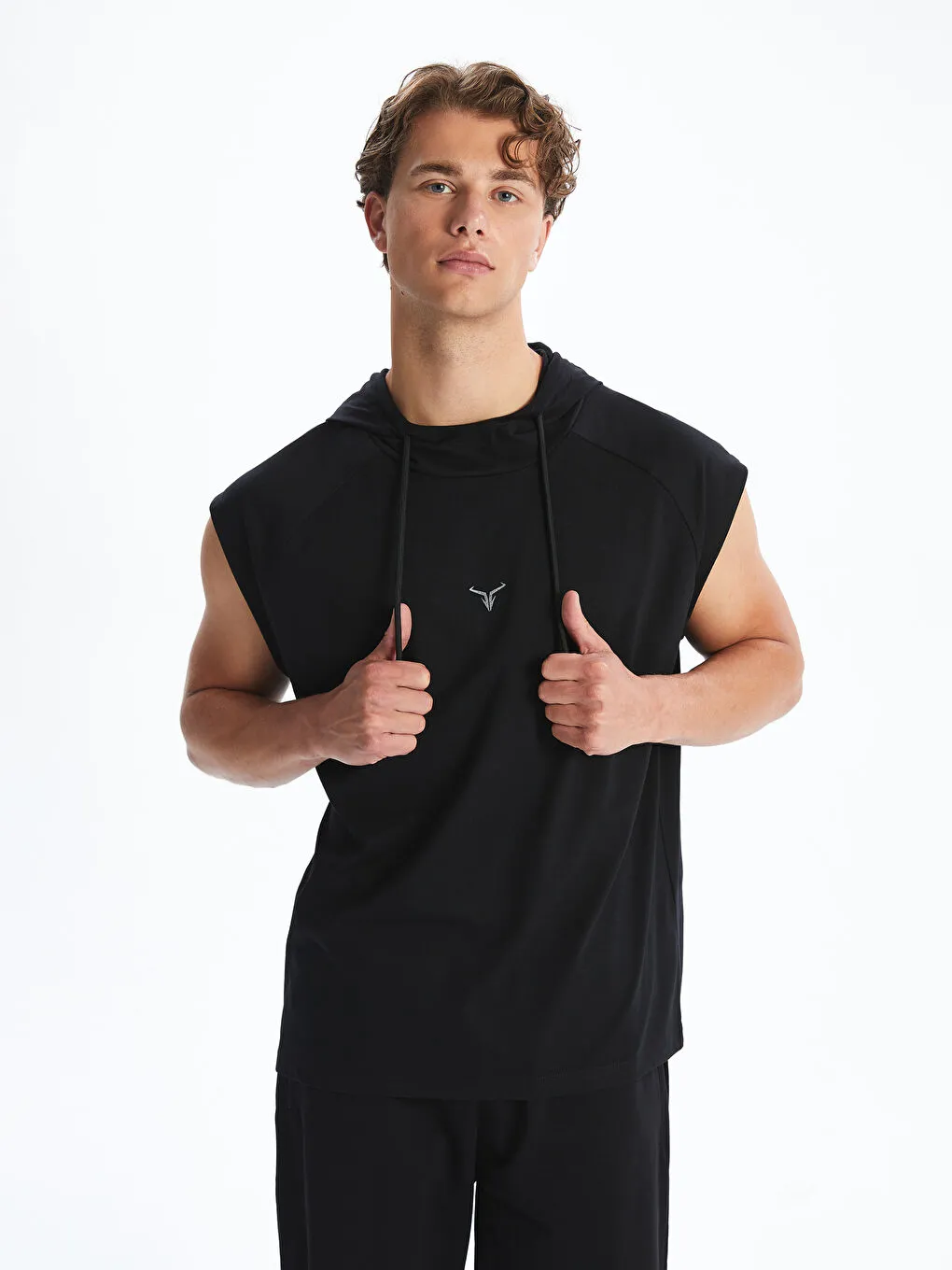 XSIDE ACTIVE Muška Majica Bez Rukava Sa Kapuljačom