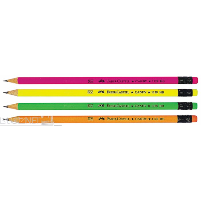 Olovka grafitna Faber-Castell Candy sa gumicom HB 112800