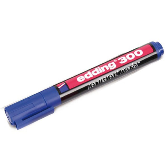 Marker permanentni Edding E-300, plavi