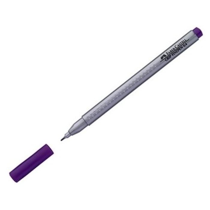 Flomaster lajner Faber-Castell Grip ljubicasti 151634