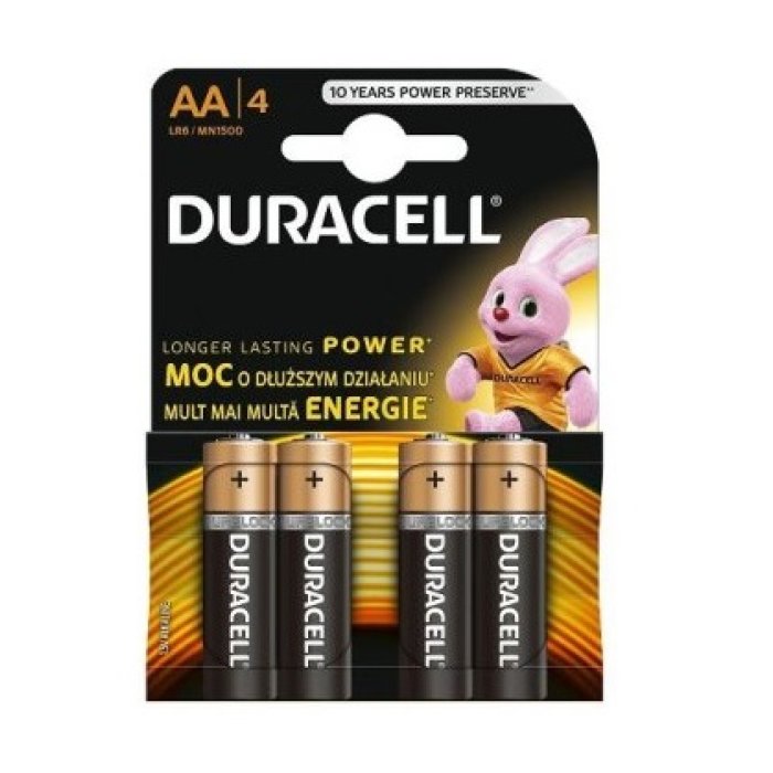 Baterije Duracell LR06 AA 1/4