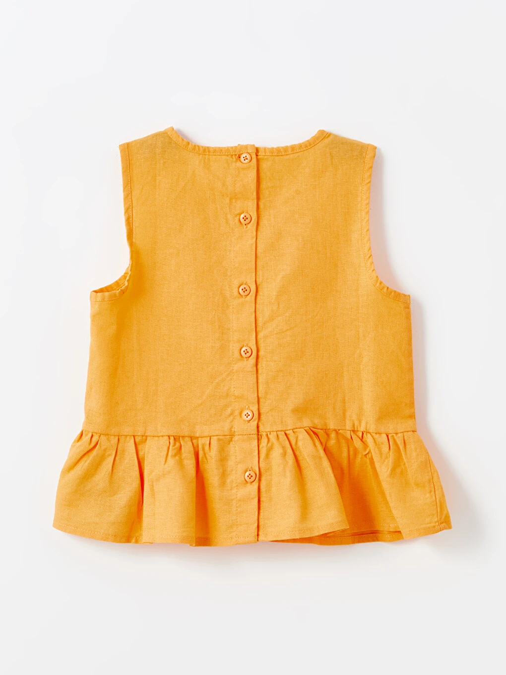 LCW Kids Bluza Bez Rukava Sa Cvetnim Dezenom Za Bebe Devojčice Sa Okruglim Izrezom