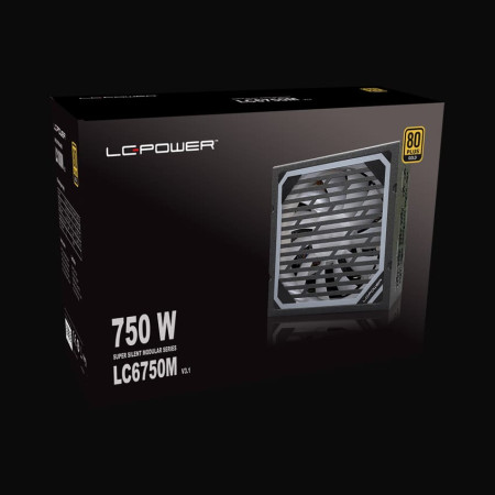 Napajanje 750W LC Power LC6750M V3.1 PCIe 5.0 80 PLUS GOLD