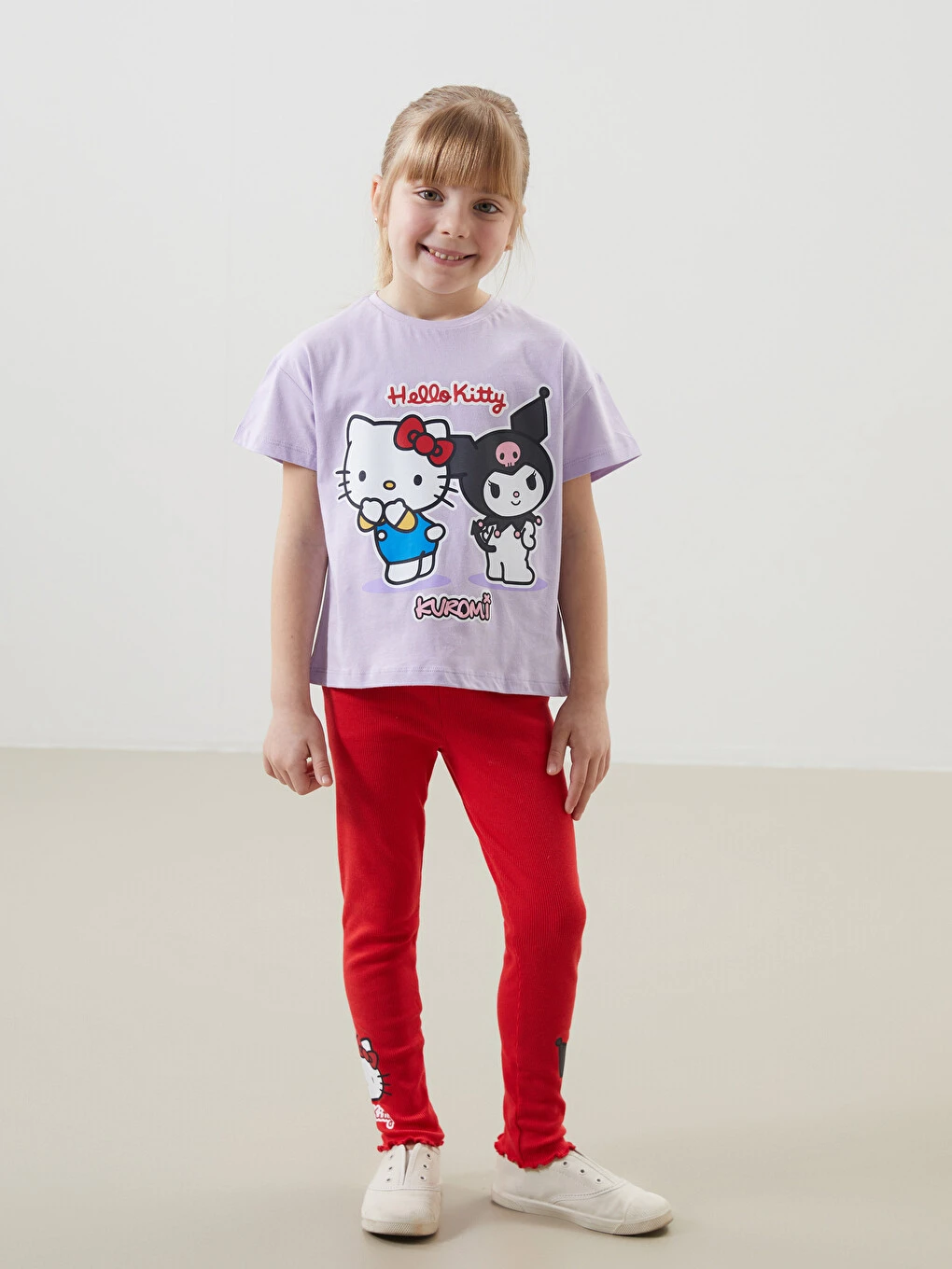 LCW Kids Hello Kitty Štampana Majica Za Devojčice