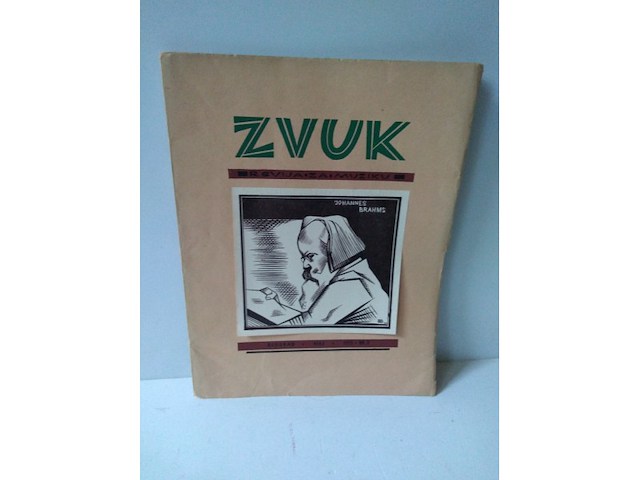 Zvuk revija za muziku 1933. br 7