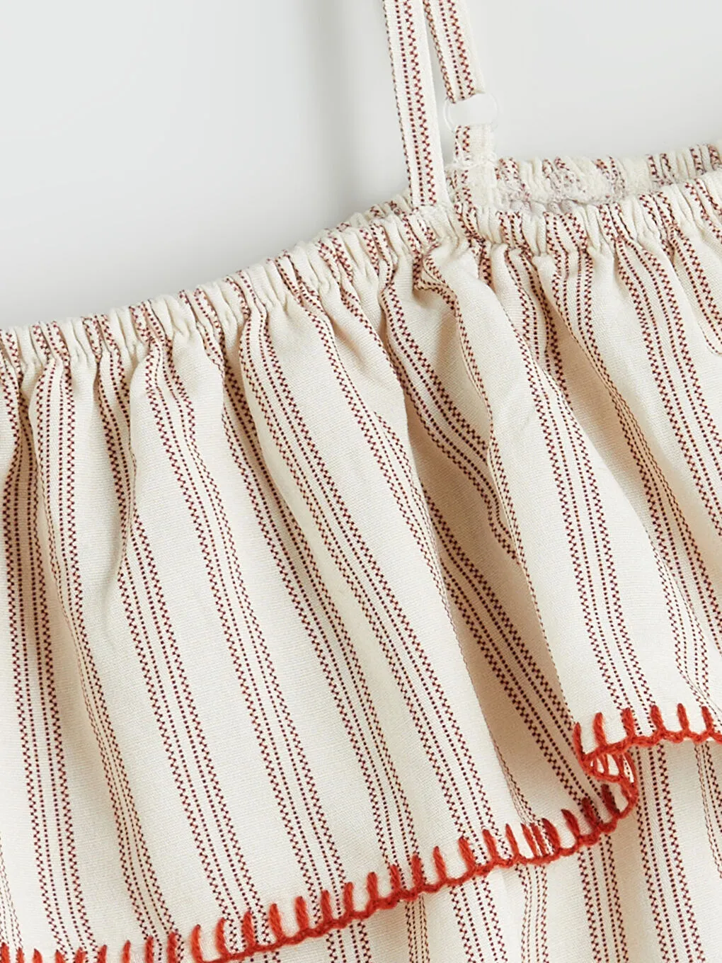 LCW Kids Bluza sa kvadratnom kragnom od mešavine lana za devojčice