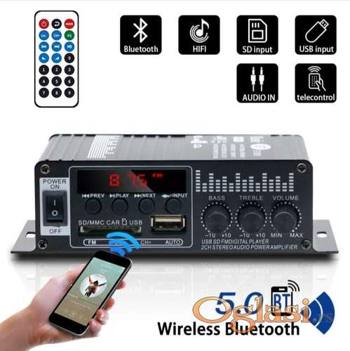 BT888 radio bluetooth pojačalo 60 w prave snage 30w x 2