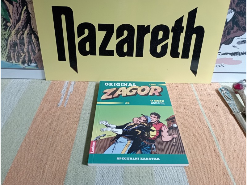 ZAGOR ORIGINAL u boji (GLANC) - broj 26 (bez postera)