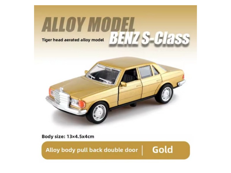 1:36 Mercedes Benz W123, zlatni