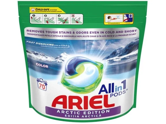Ariel Kapsule za pranje veša Arctic Edition 70 kom