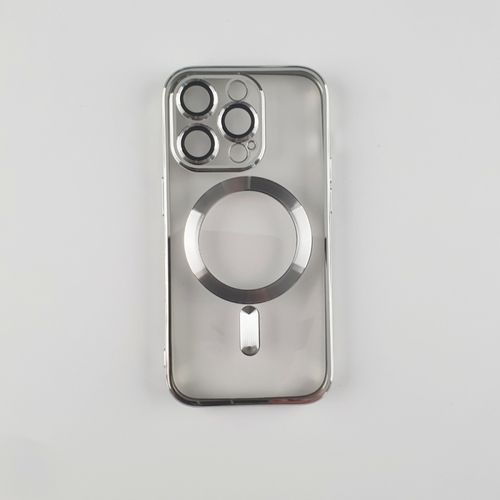 Silikonska futrola Magsafe Iphone 14 pro silver