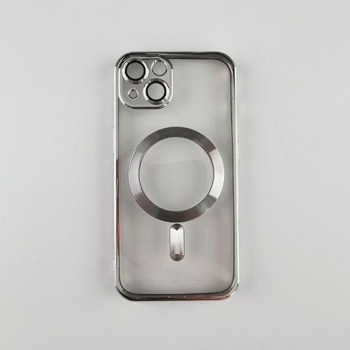 Silikonska futrola Magsafe Iphone 13 silver