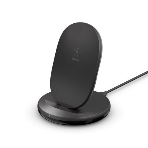 Belkin Boost Charge bežični stoni punjač sa kablom i adapterom 15W, Crni