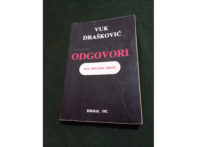 Odgovori Vuk Drašković