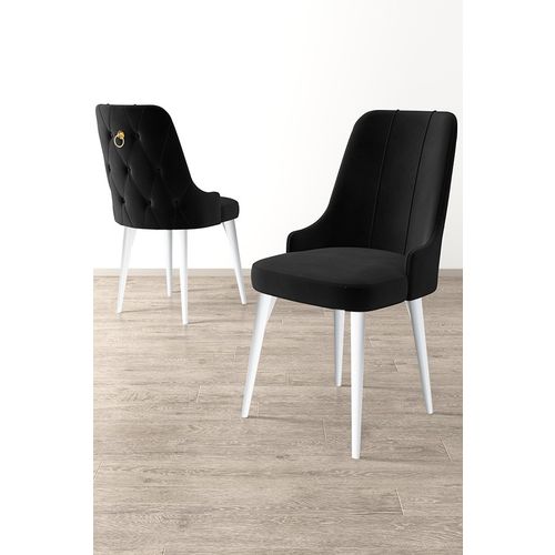 Newa - Black, White Black White Chair Set (2 Pieces)