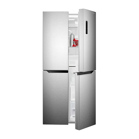 Kombinovani frižider Tesla RM3400FHXE SBS, 180 cm, Inox, Total No Frost, 237l/125l