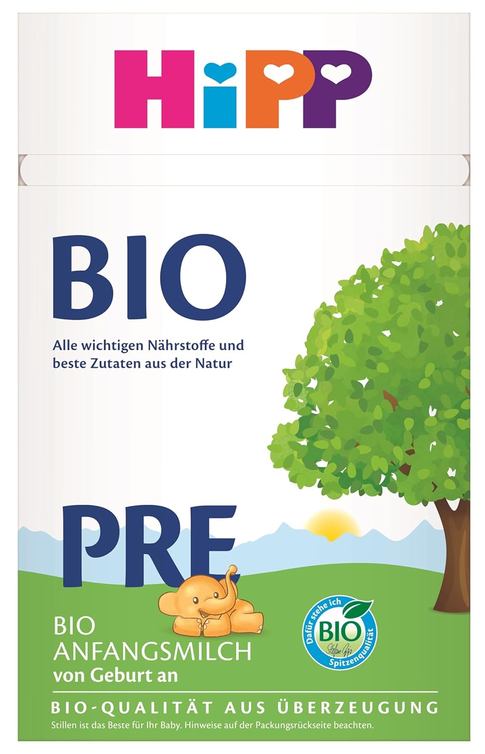 HiPP PRE Organic Initial Milk (4 x 600 g)