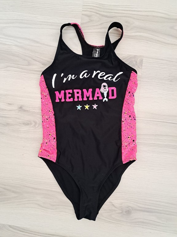 Jednodelni kupaci za devojcice Mermaid 146-152 NOVO
