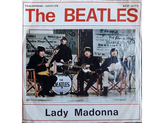 SP: BEATLES - LADY MADONNA (1968) 2. press, odlična