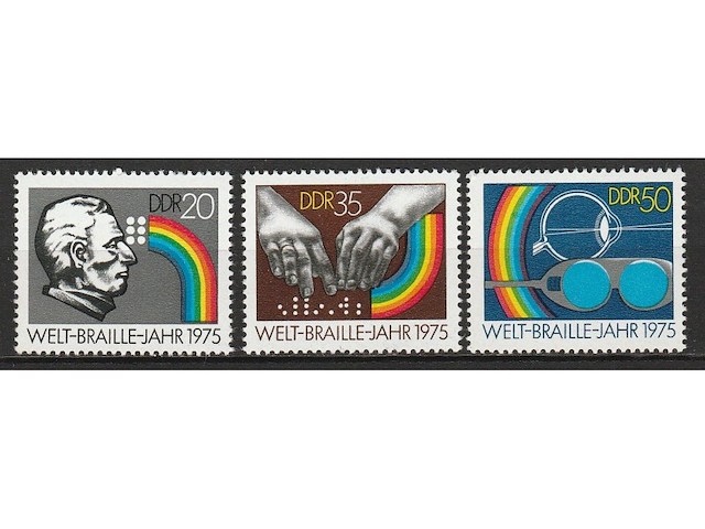 DDR - 1975 - International Braille Year - MNH