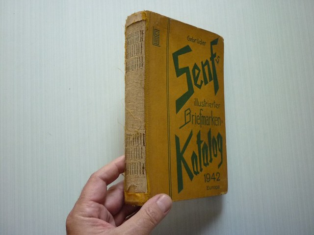 Gebrüder Senfs Illustrierter Briefmarken-Katalog 1942.
