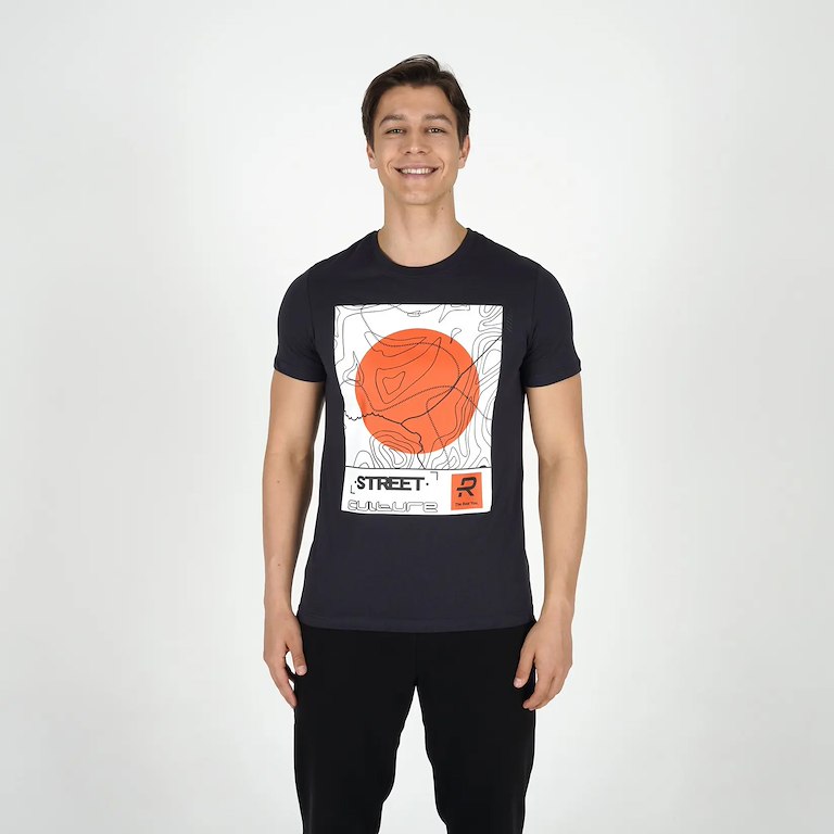 Rang Muška majica Harrison M, Teget