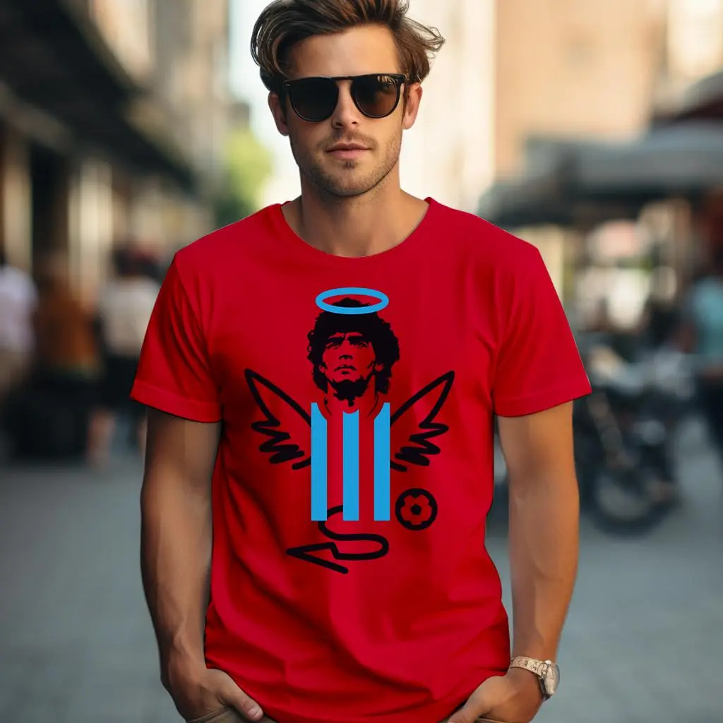 Camiseta Majica sa štampanim printom Cam 464, Muška, Crvena